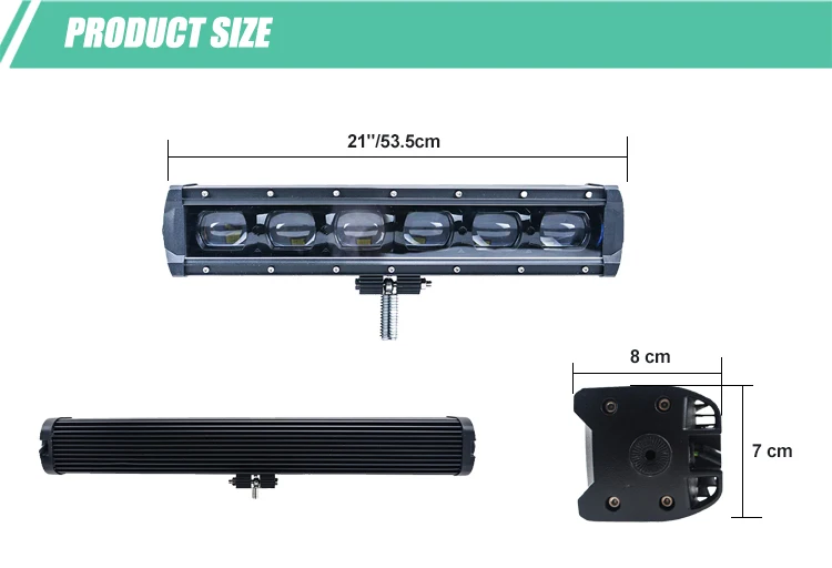 Others Car Light Accessories Offroad Light 4x4 off Road Straight Single ...