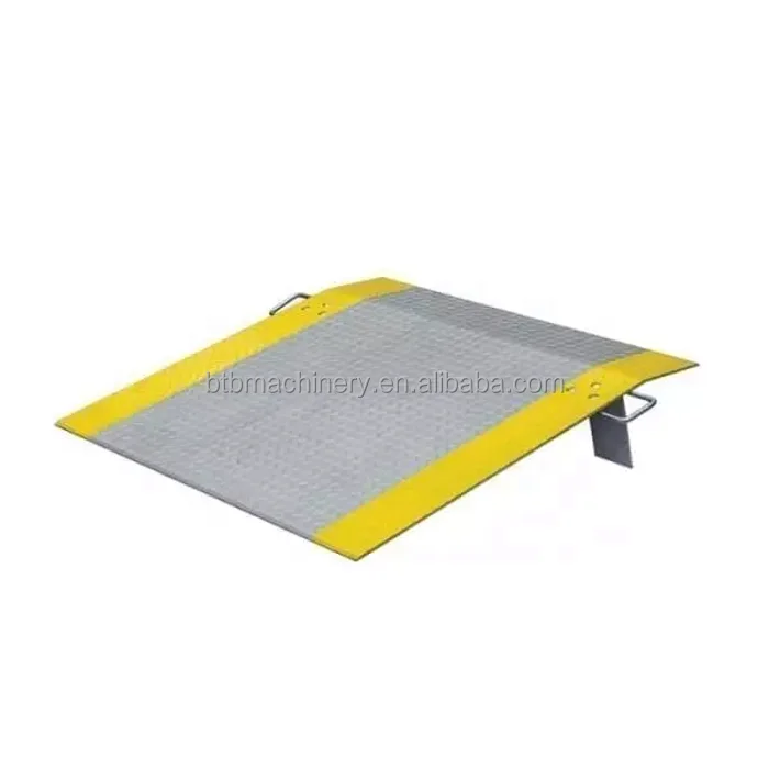 Aluminium Forklift Dock Leveler Ramp Loading and Unloading Steel Plate ...