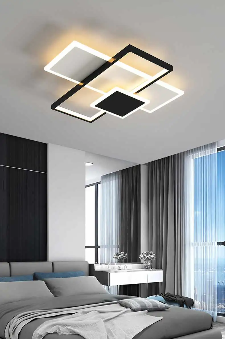 Living Room Study Ceiling Light Minimalist Fashion Bedroom Led Ceiling ...