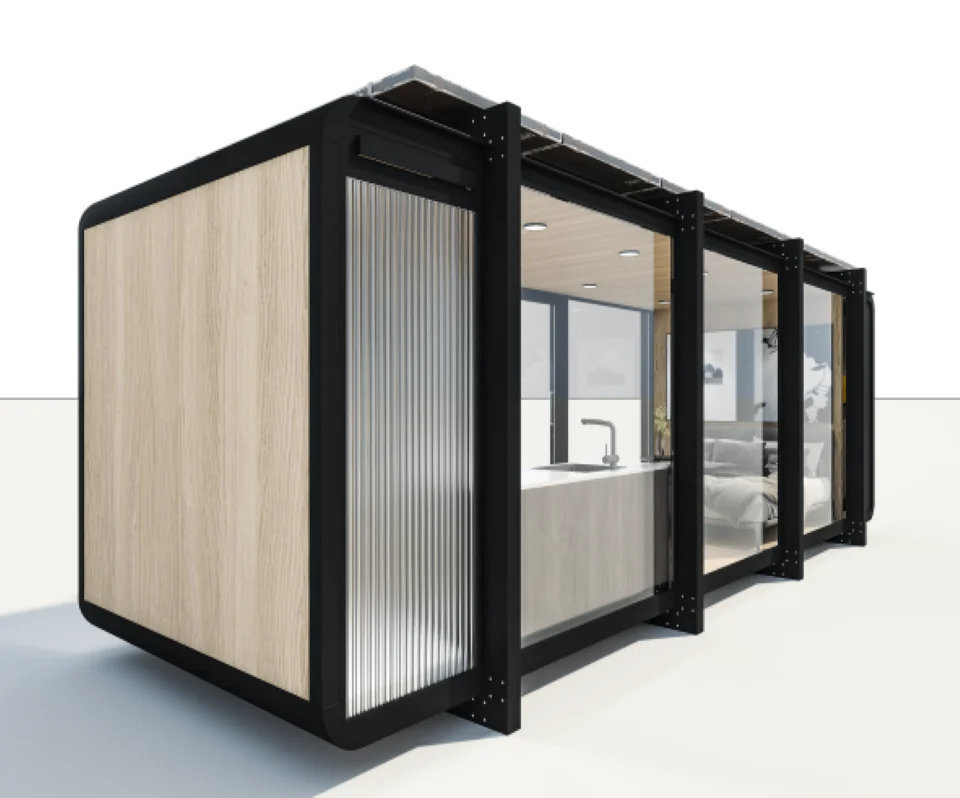 Prefab Module Container House With Solar Energy - Buy Prefab House ...