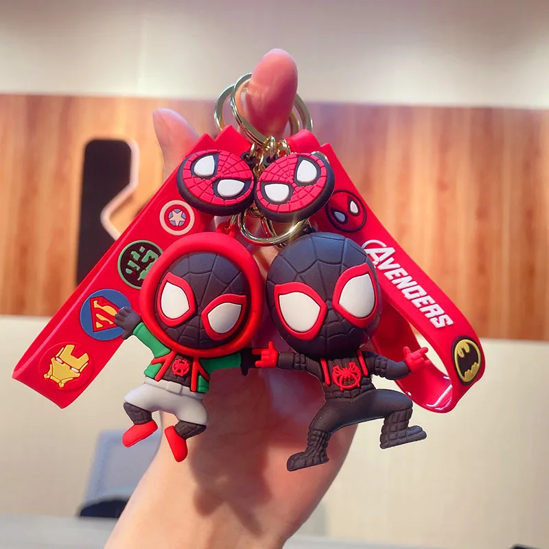 Cartoon Cool Pendant 3d Marvel Superhero Spider Keychain Wholesale ...