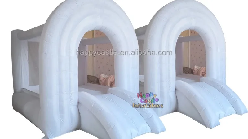 White Rainbow Jumper Mini Inflatables Infant Bouncer Party Indoor ...