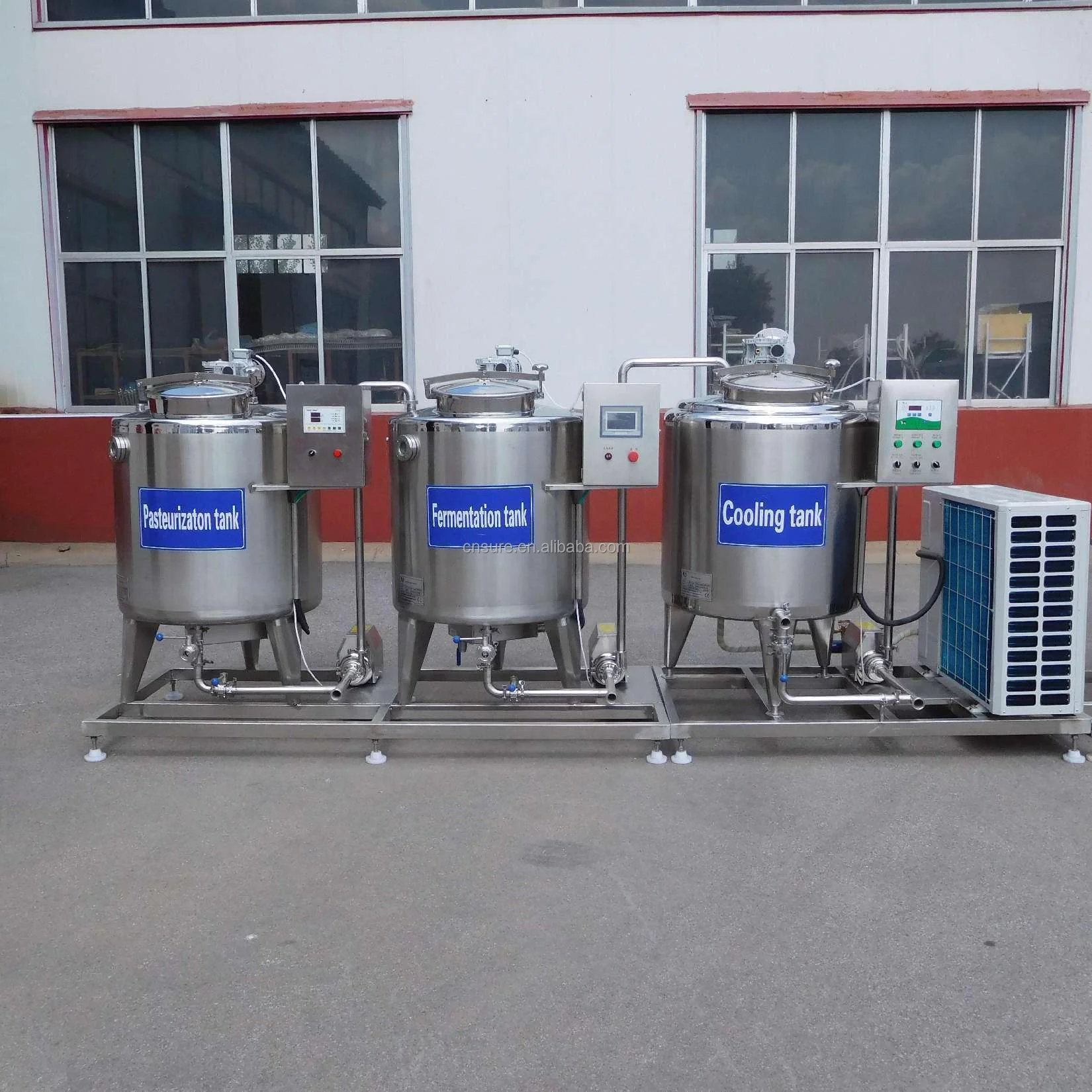 Food Grade Stainless Ice Cream And Milk Pasteurizer Machine/ Ice Cream Pasturization Machine ...