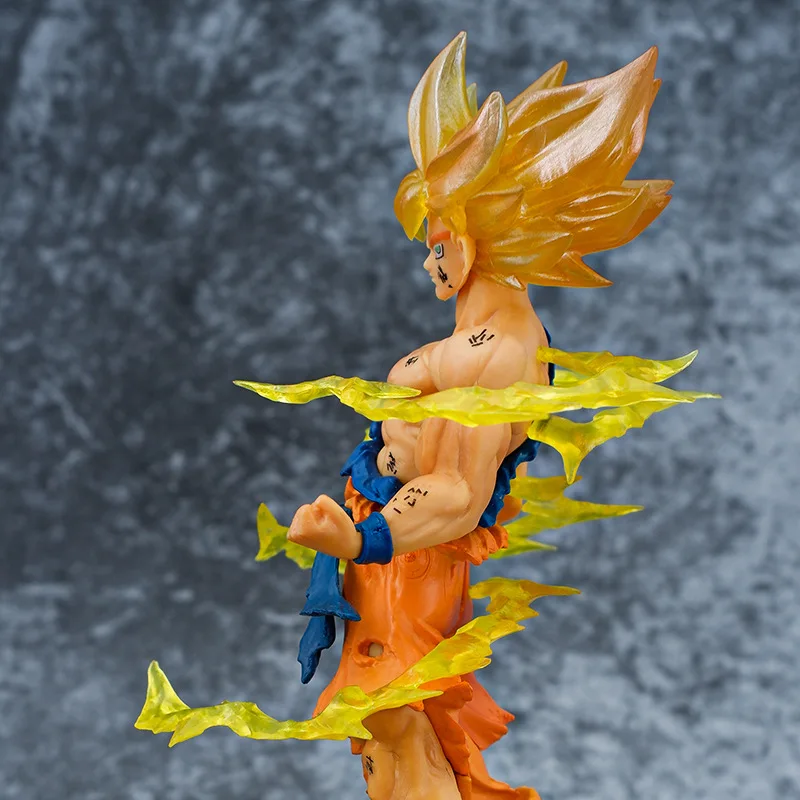 Super Saiyan Goku Anime Figure Dragon Ball Doll Car Ornament Toy Pvc ...