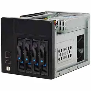 Small Tower Nas Chassis With 4 2.5" 3.5" Hdd Driver Mini-itx 2*usb Flex ...