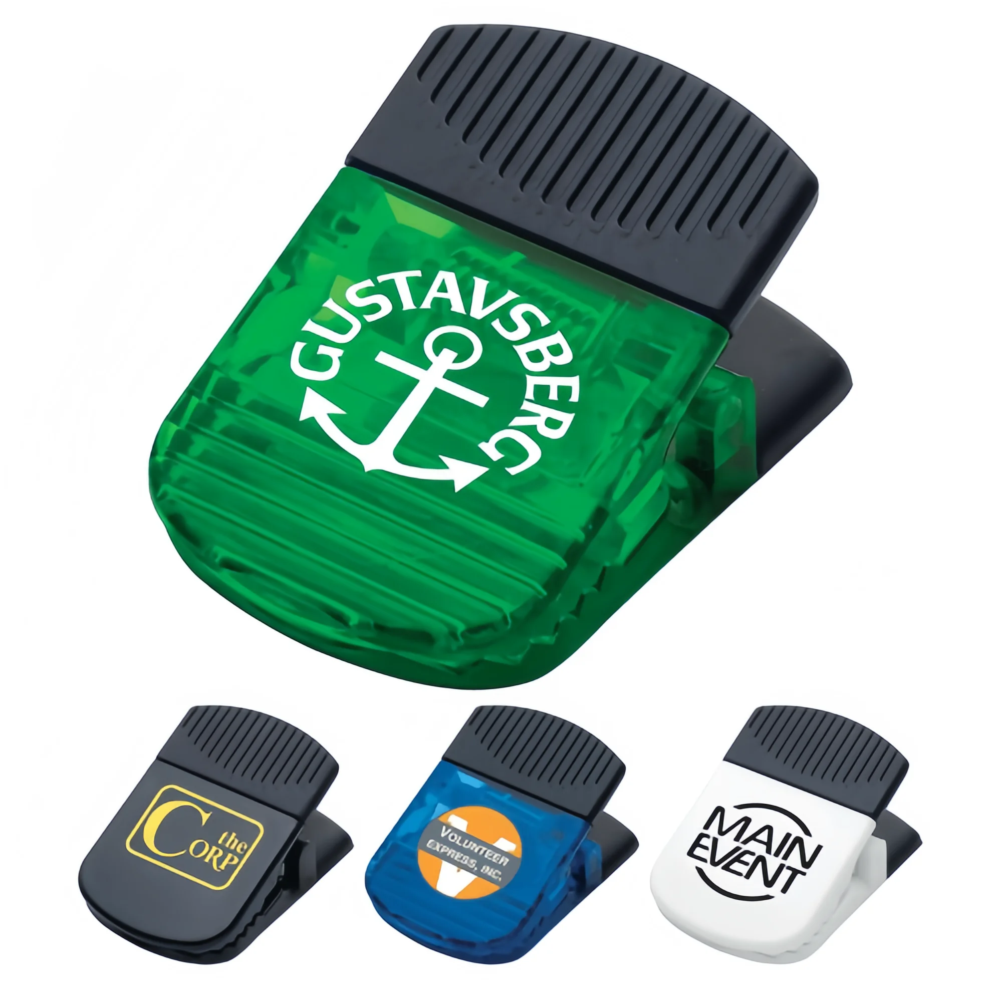 Promotional Gift Custom Logo Jumbo Power Magnetic Clip Plastic ...