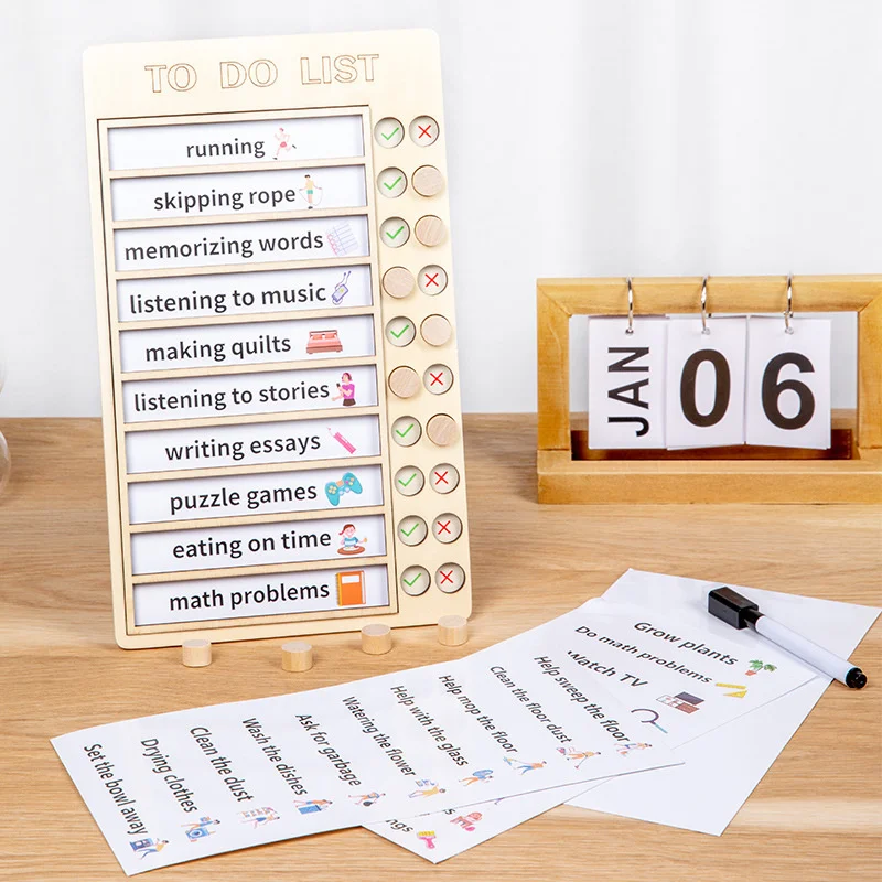 Students Good Habits Checklist Board - to Do List for Kids