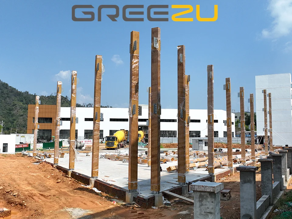 Laminated Bamboo House Construction - High Density Beams