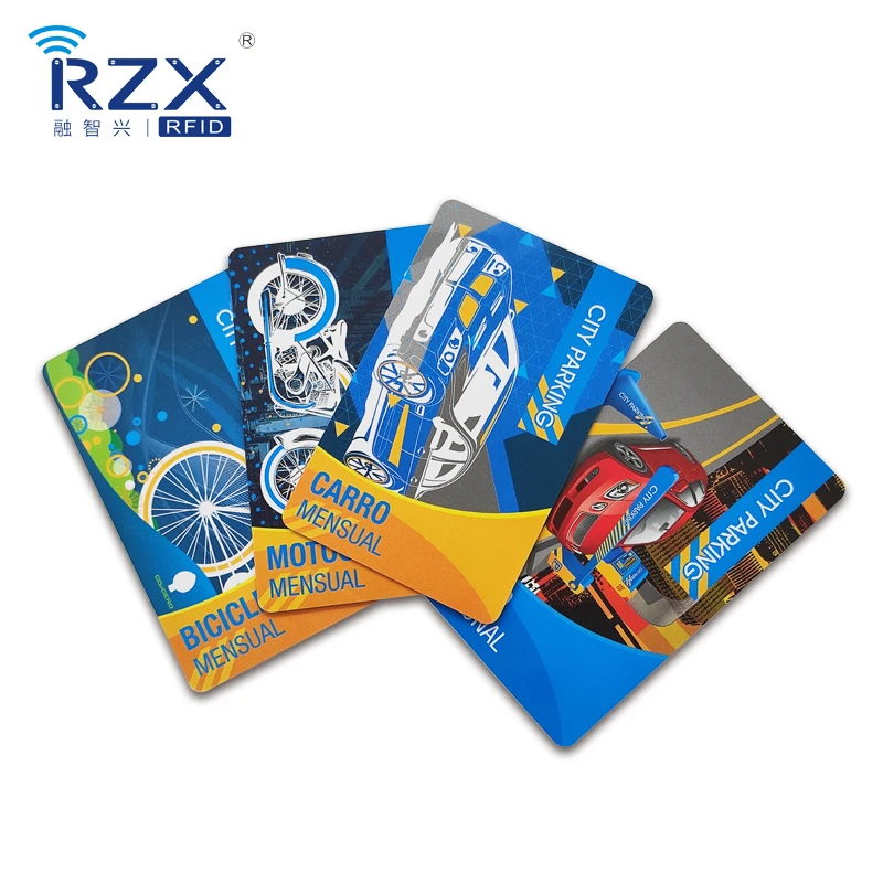 Custom Printable Rfid Parking Card 860-960mhz Uhf Rfid Pvc Card Alien ...