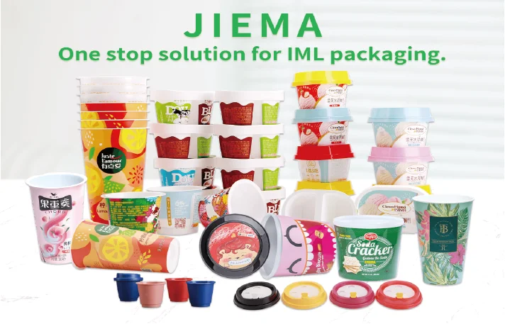 Iml Ice Cream Container With Lid Iml Plastic Packaging Yogurt Container ...