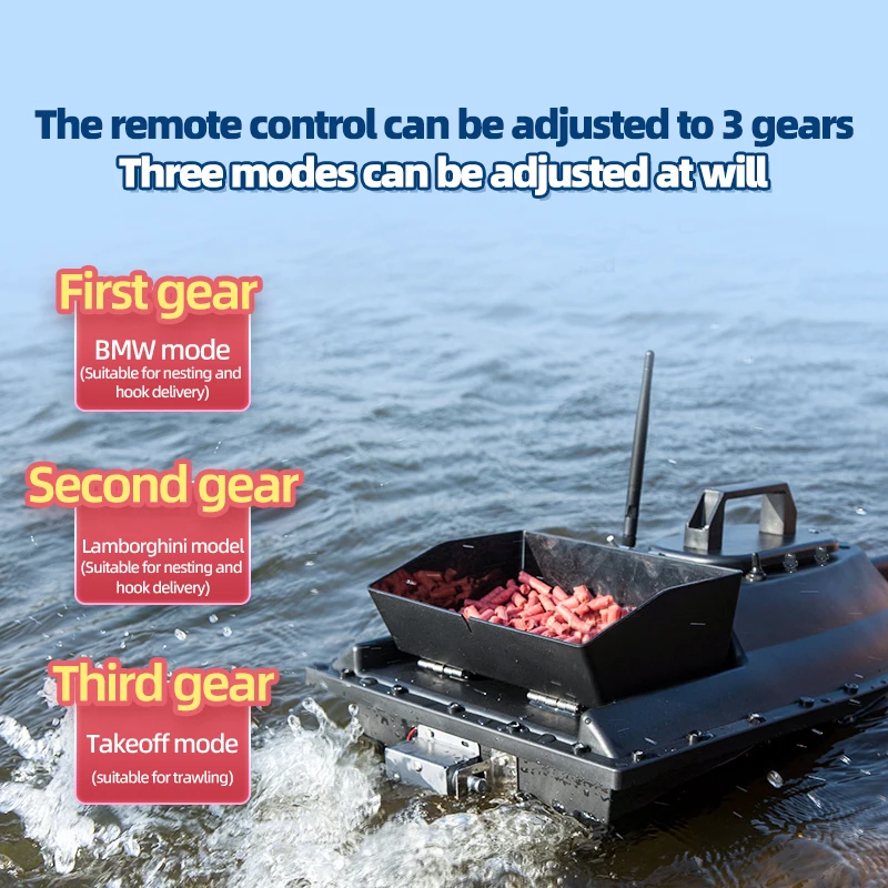 Fishgang New Innovation 12v High Speed Carp Fishing Feeding Bait Boat ...