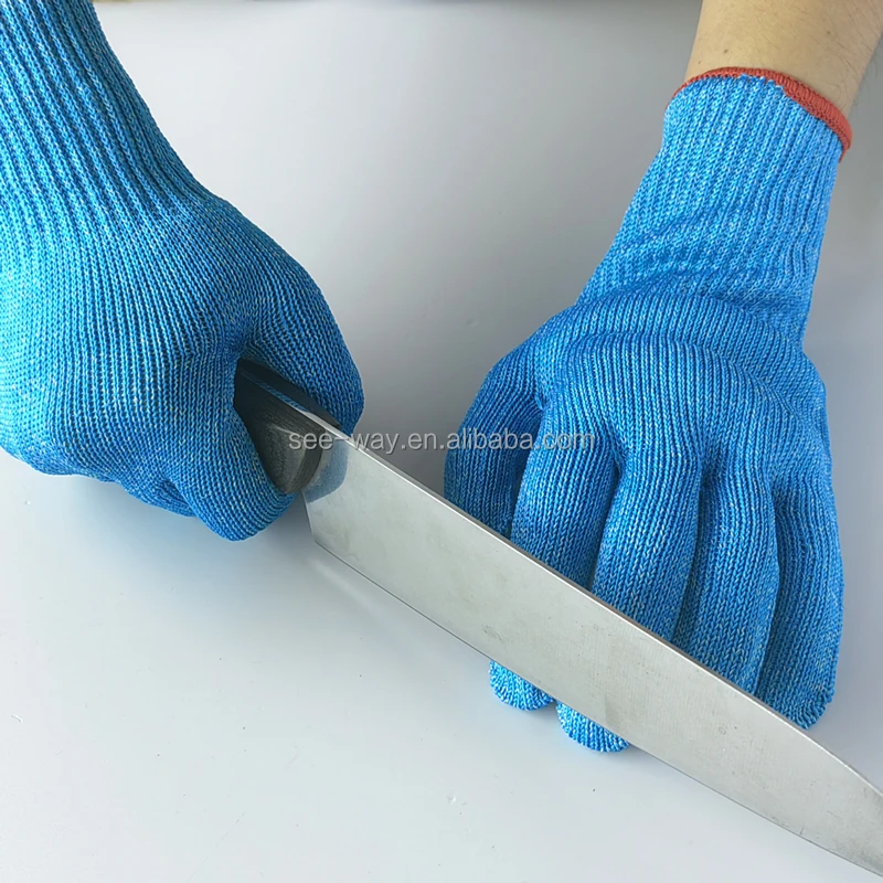 Seeway Food And Meat Processing Cut Resistant Gloves In Stainless Steel ...