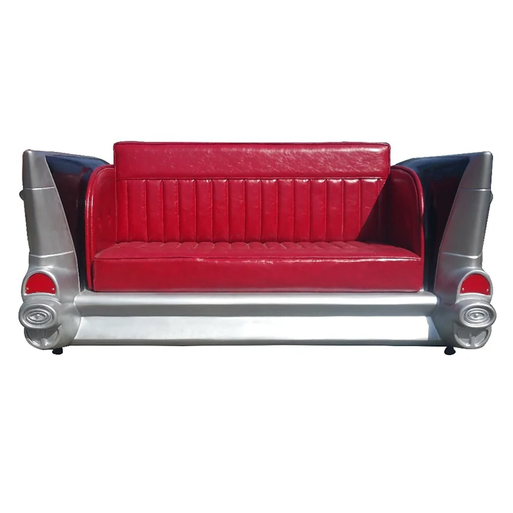 Vintage Classic Retro Cafe Car Diner Restaurant Booth Seating Furniture