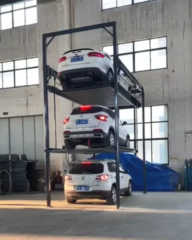 Mini Storage Mechanical Triple Stacker Car Parking System - Buy Car ...