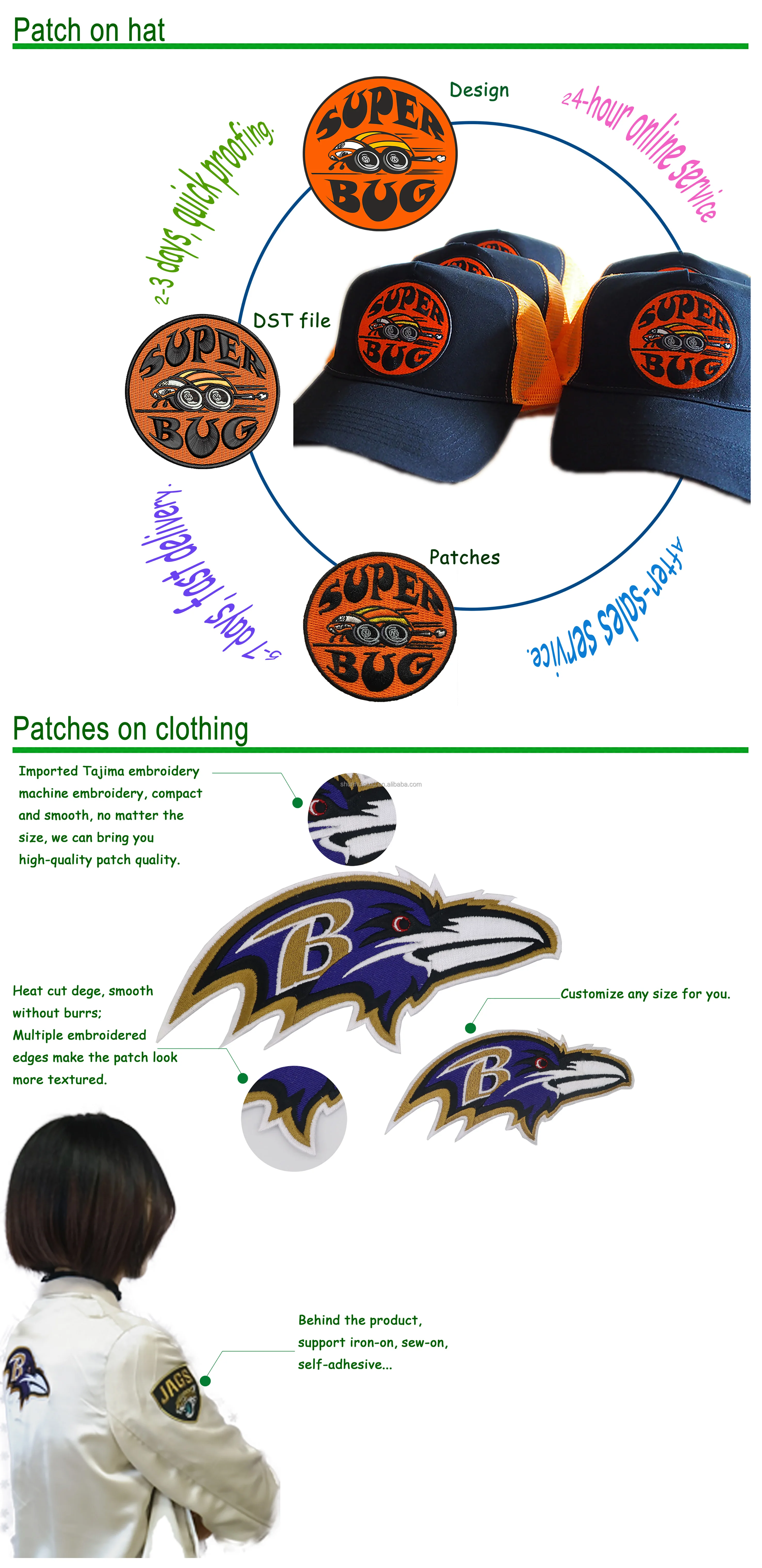 3 Inch Embroidered Patches for Various Football Teams