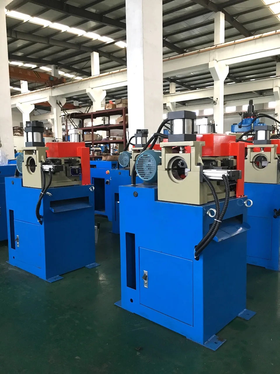 Single Double Head Pipe Tube Bar End Automatic Chamfering Machine