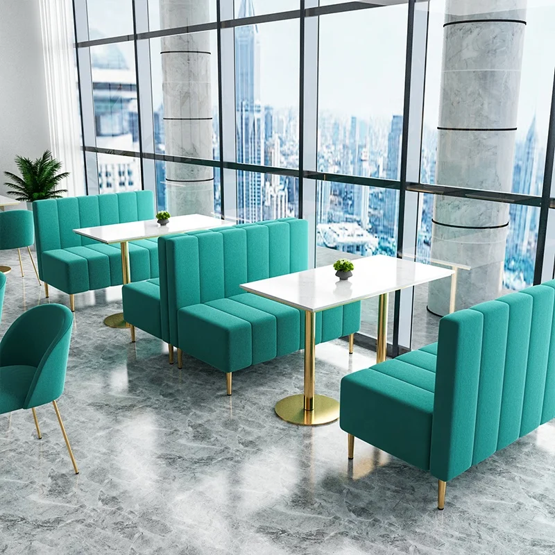 Cheap Modern Design Metal Leather Seat Restaurant Booth Seating ...