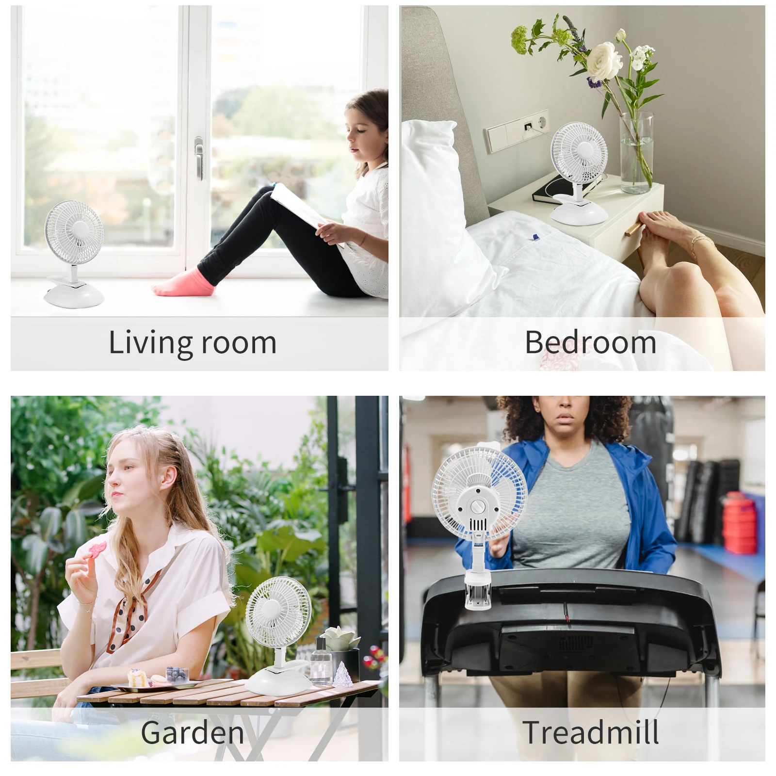 Fancy Design 360 Rotation Allows Safety Grille White Table Top Mini ...