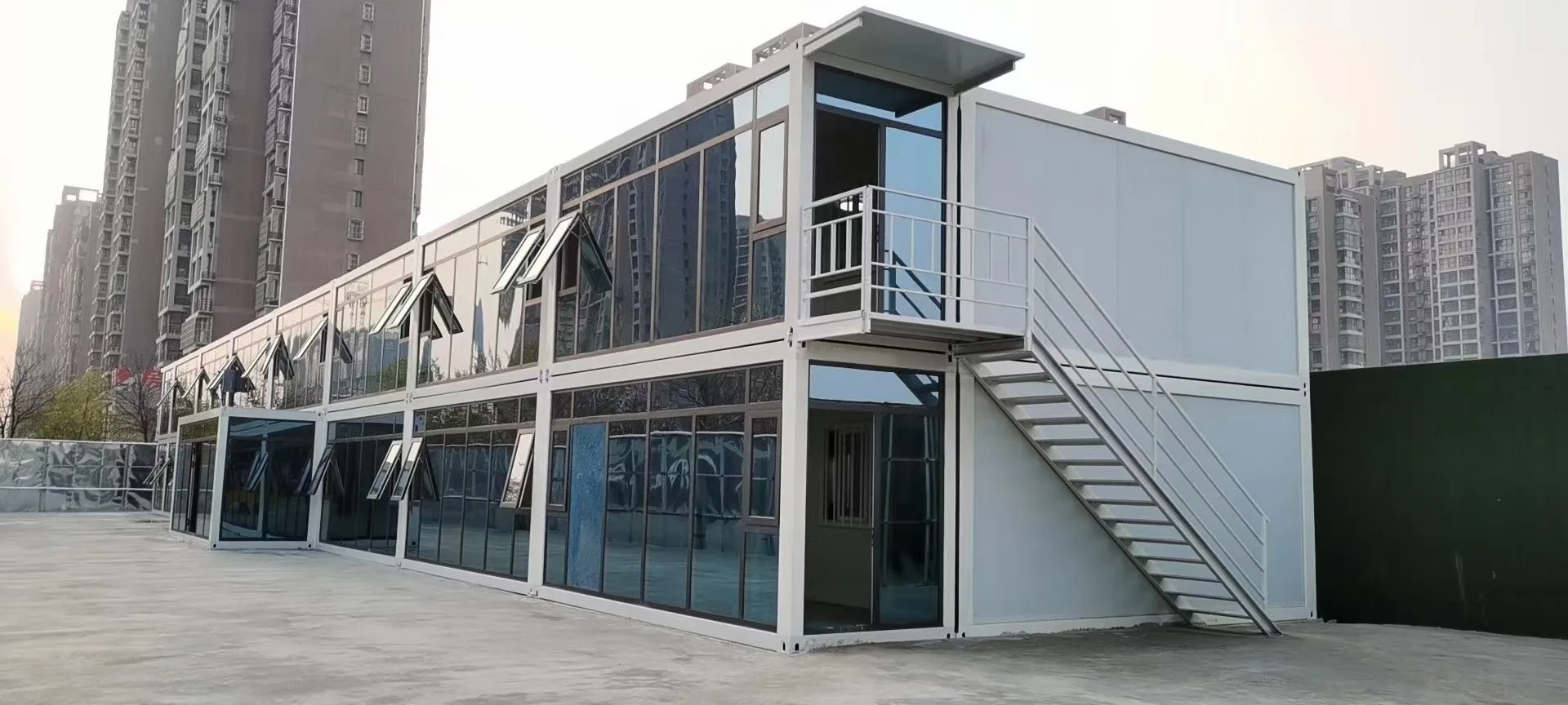 20ft Flat-pack Container House Sandwich Panel Container House With ...