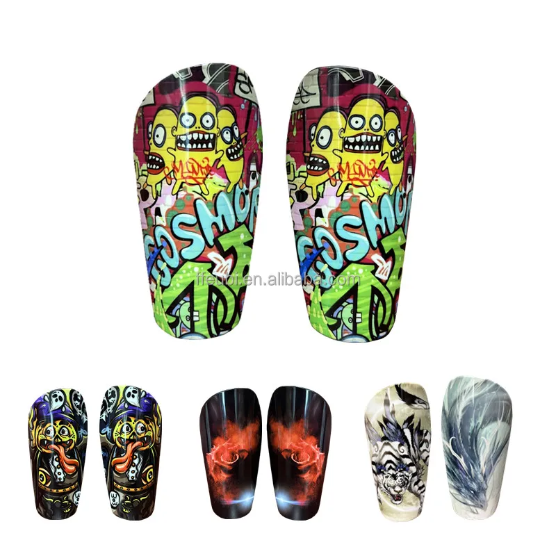 Custom Printing Blank Sublimation Shin Guards for Soccer
