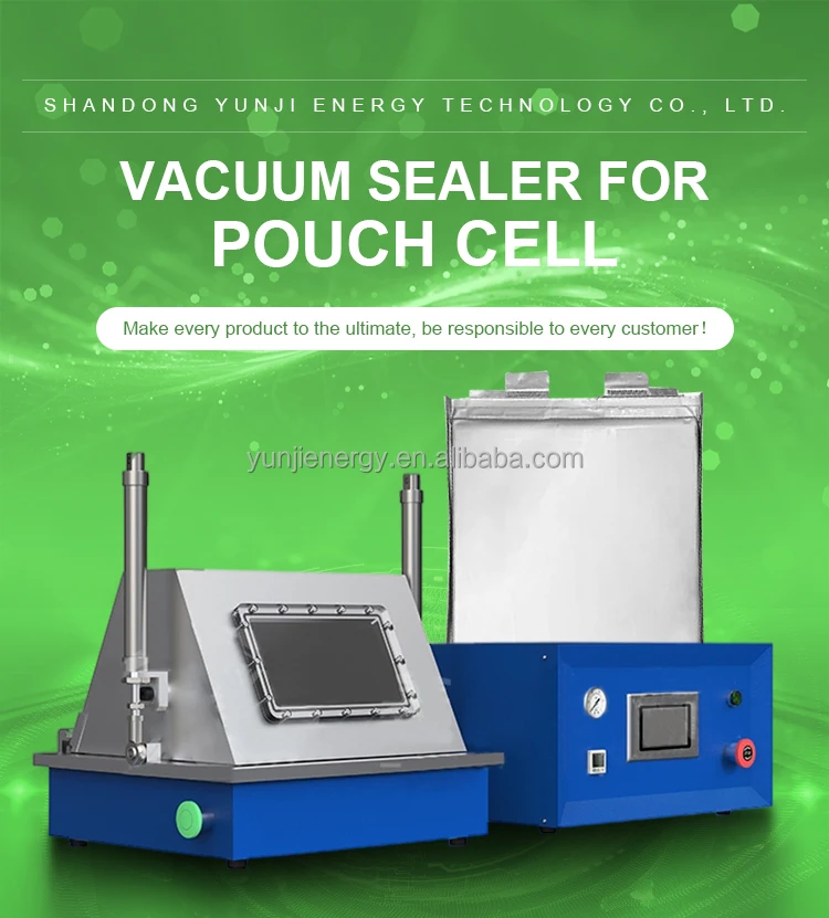 Lithium Ion Pouch Cell Battery Vacuum Sealer Sealing Machine For Lab ...