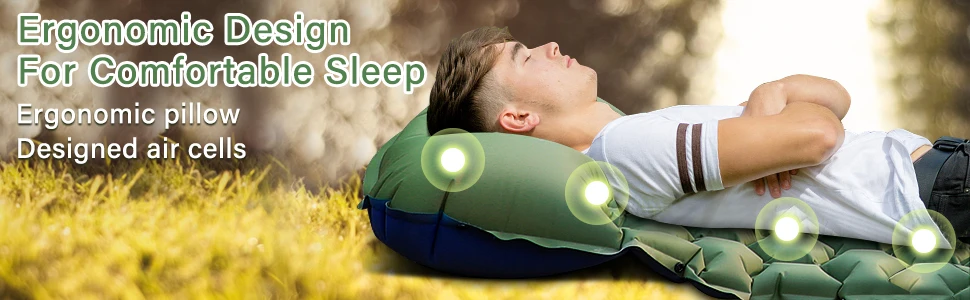 Sanofee Camping Air Mattress - Compact & Ultralight TPU