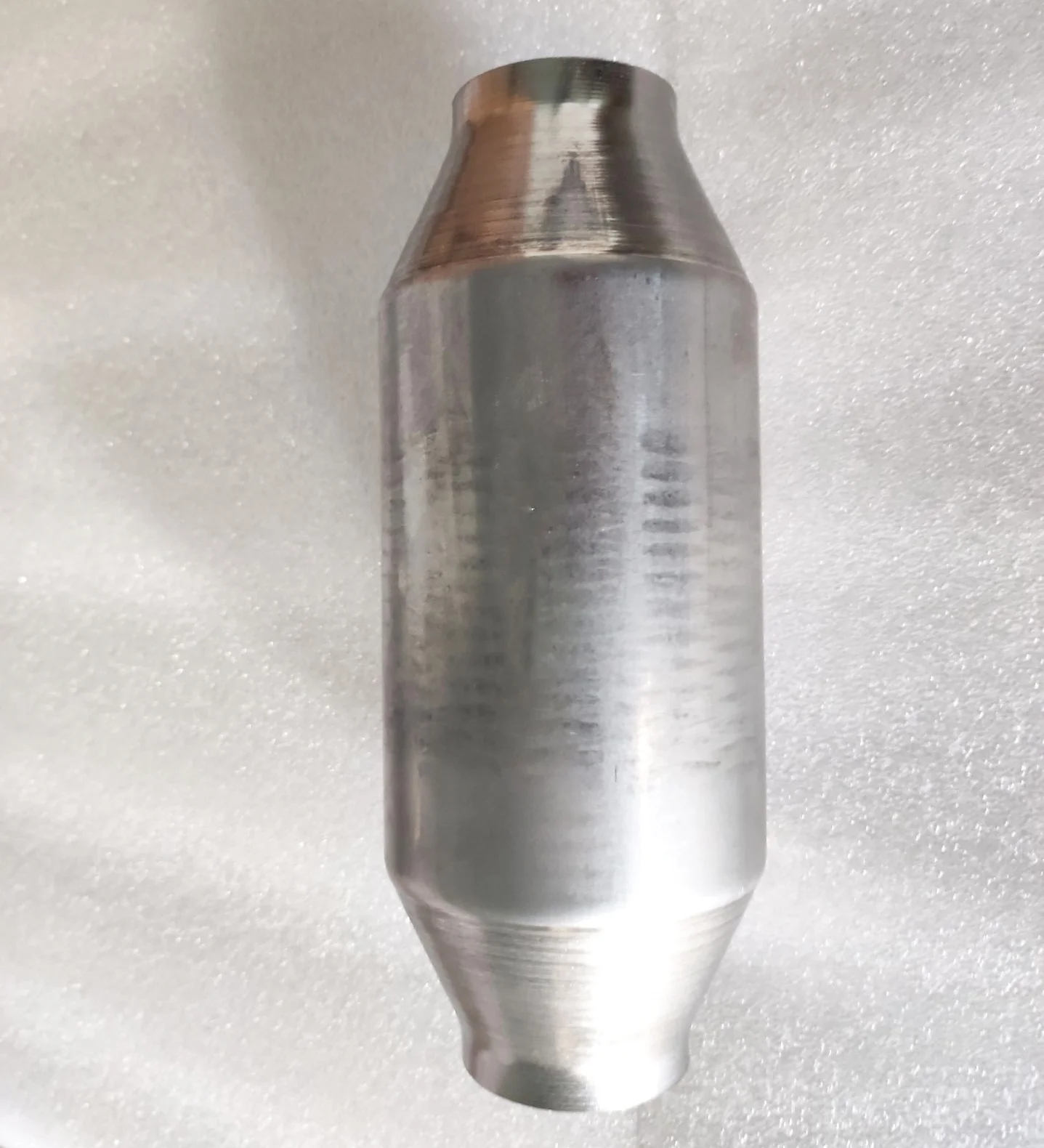 Exhaust OBD Round Honeycomb Ceramic Substrate Three Way Catalyst Canned ...