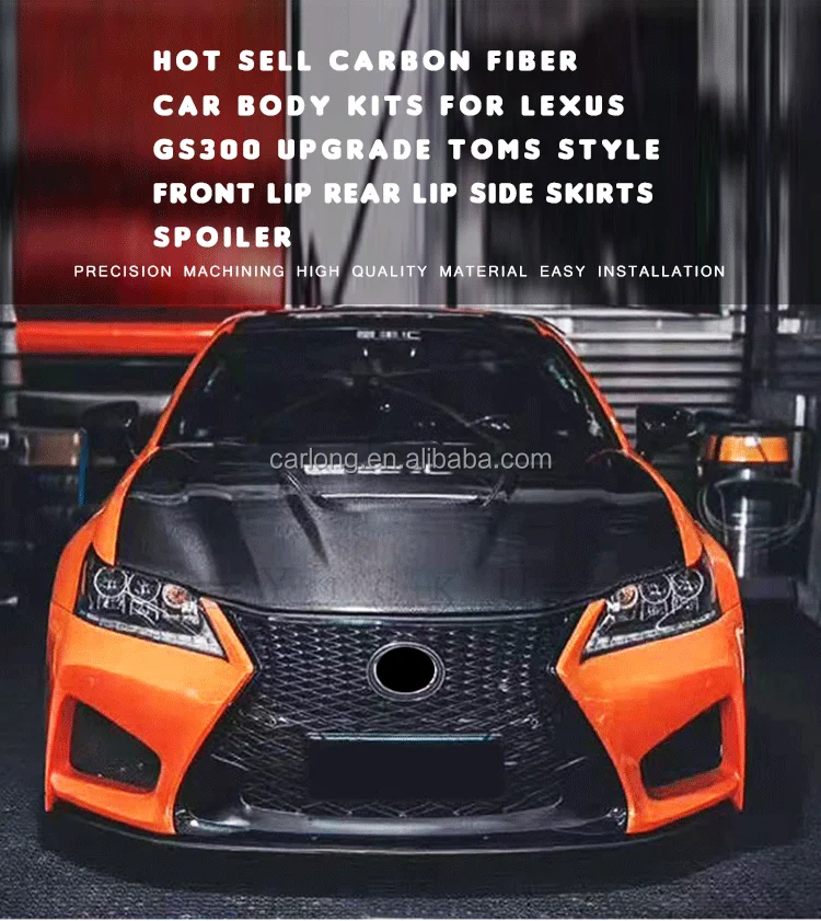 Lexus GS300 Carbon Fiber Car Body Kits - Upgrade Toms Style