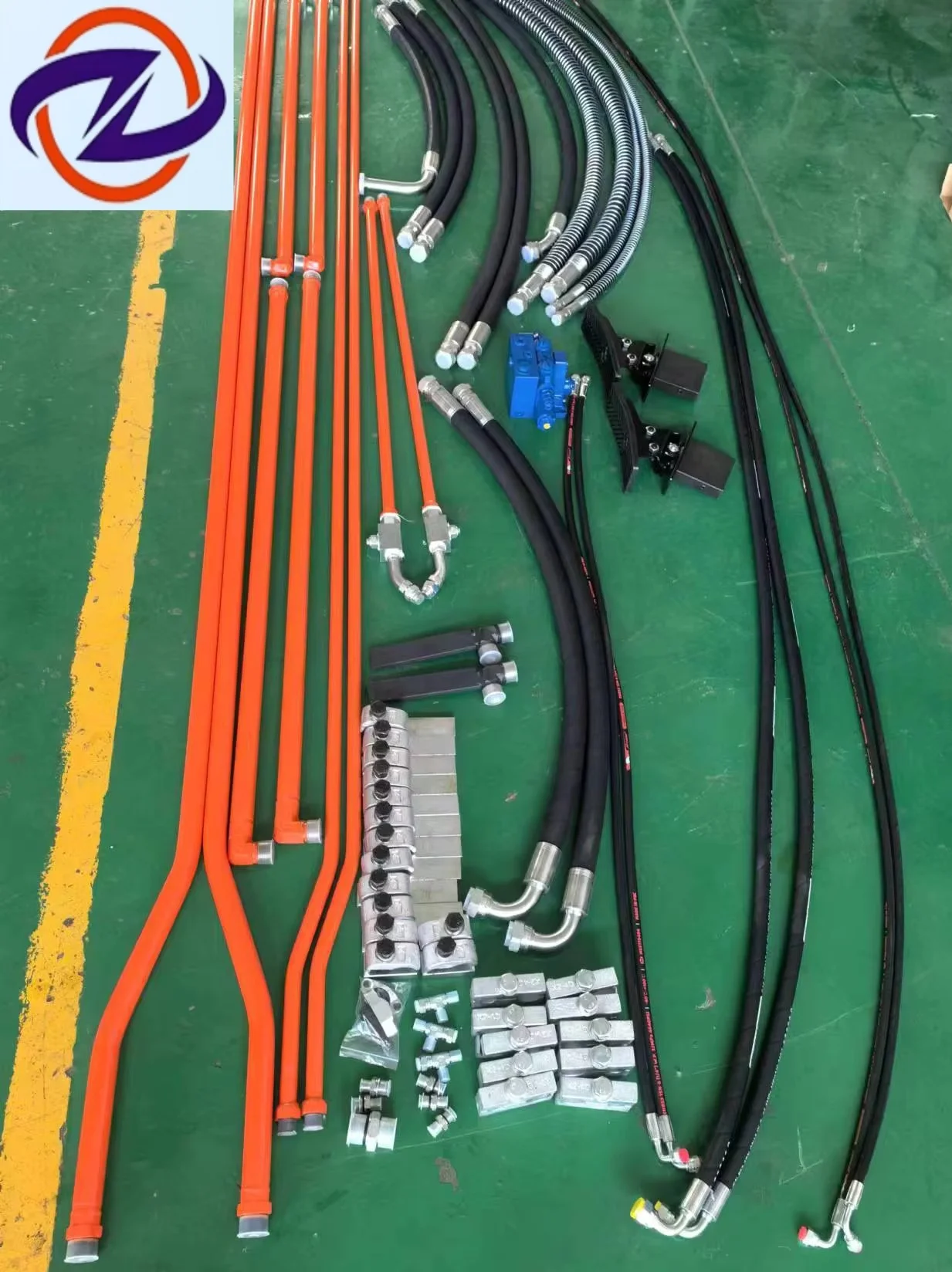 Hydraulic Pipeline Kit Hose Assembly High Pressure Oil Tube for ...