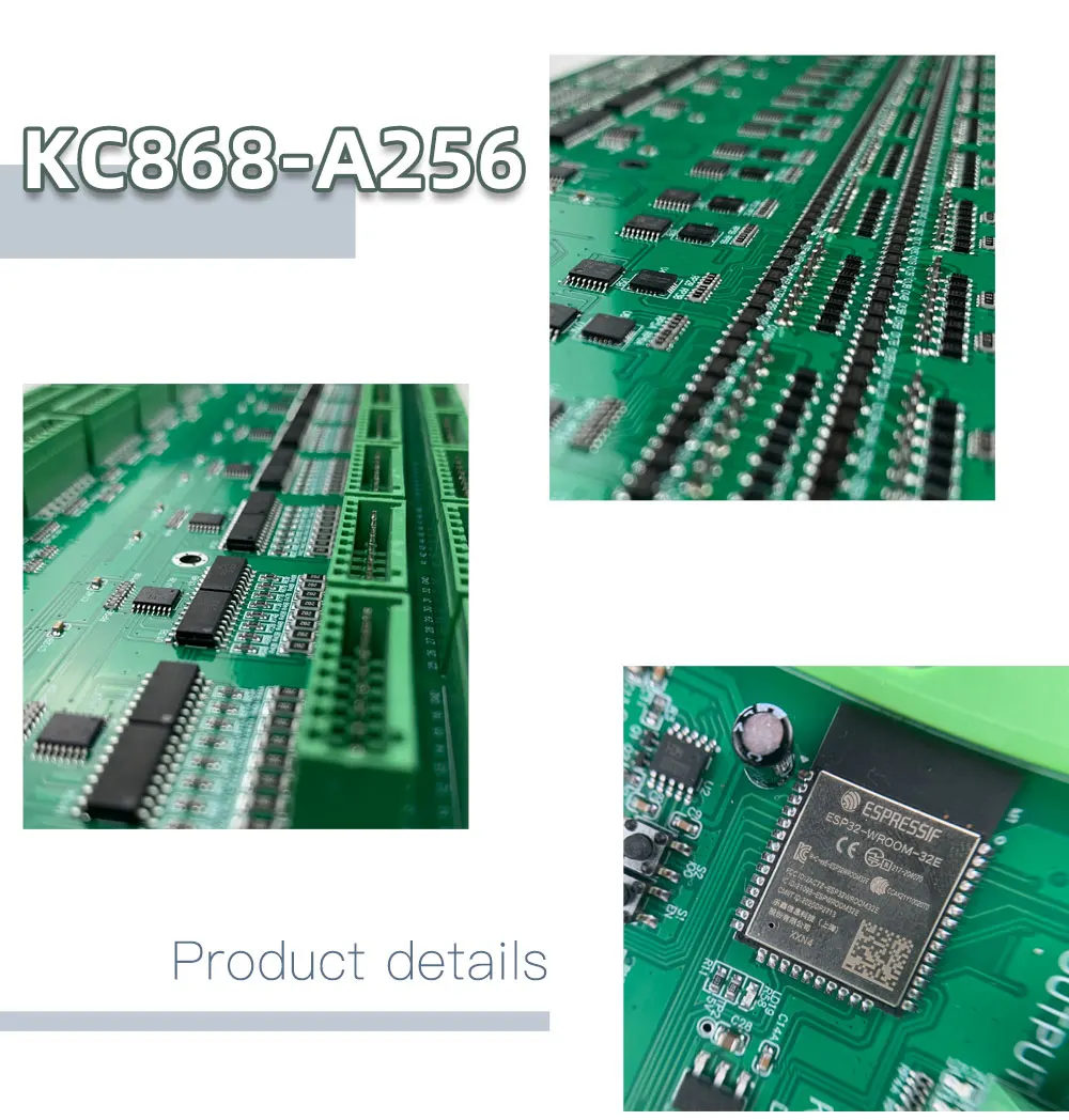 KC868-A256 ESP32 IO Expansion Board - 256 Channel Relay Module