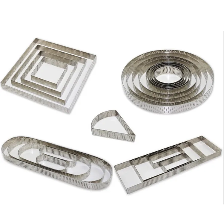 Stainless Steel Square Mousse Ring Cake Mould Baking Cake Molds Tools 4 ...