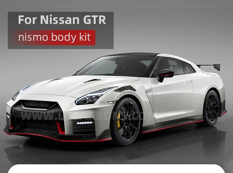 Car Body Kit GTR GTR35 Upgrade to NISM Style Half Carbon Plastic Car ...