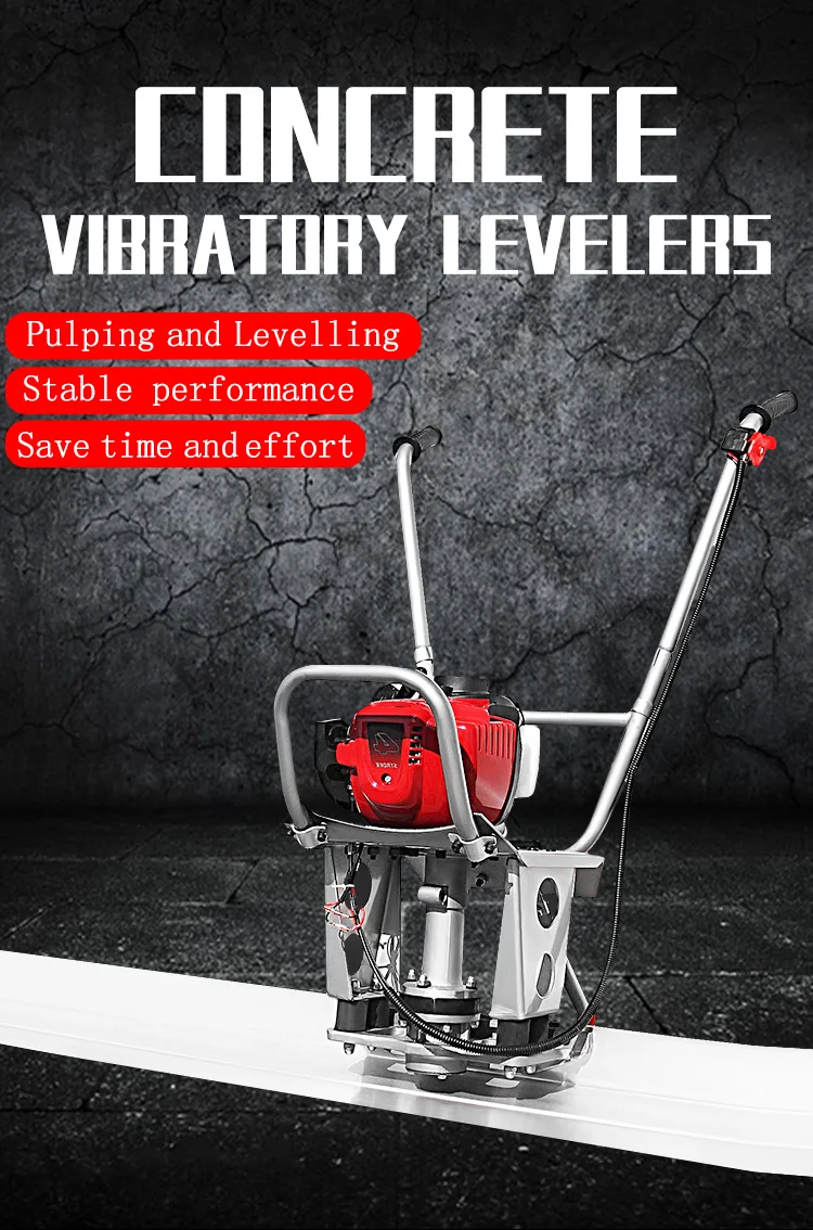 Electric Concrete Vibrating Ruler Gasoline Powered Leveling Ruler Easy ...