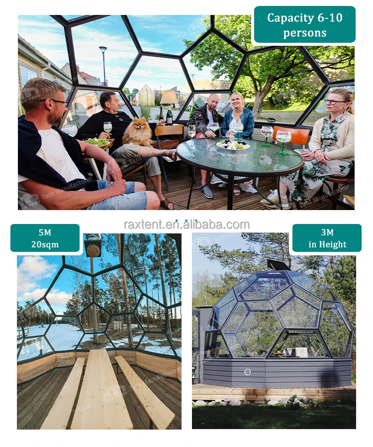 Transparent Glass Dome Tents - Durable & Stylish Solutions