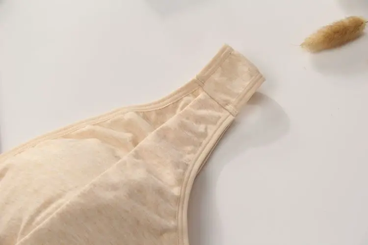 High Elastic Breathable Wireless Nursing Bra Cotton Side Closure ...