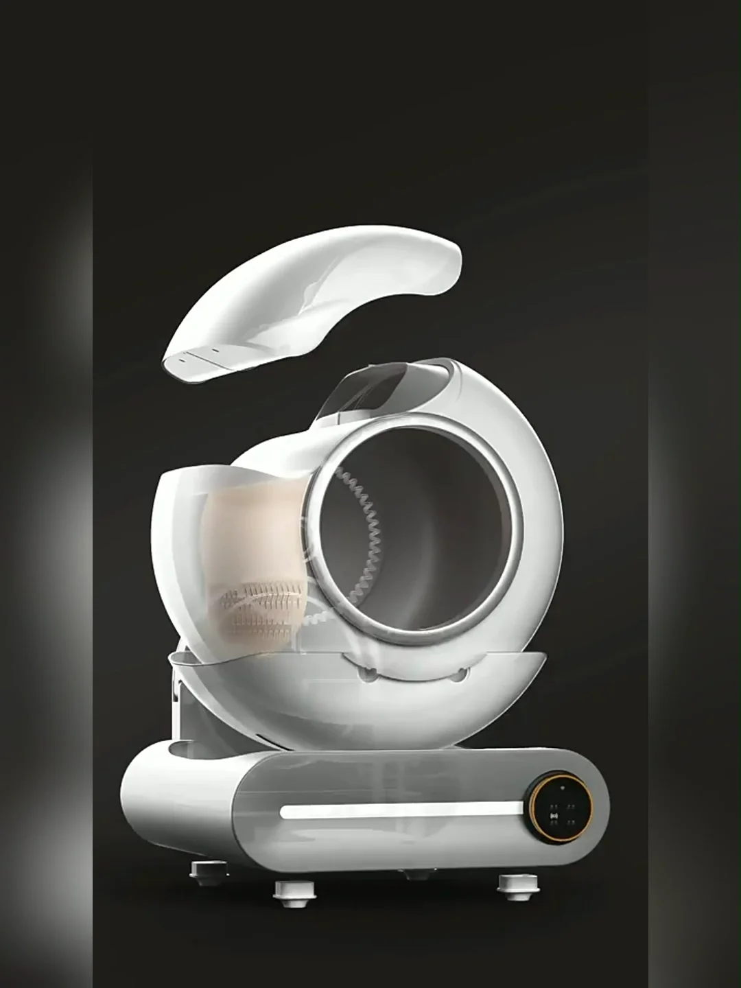 Smart Quick Self Cleaning Big Cat Toilet Automatic App Remote Control ...