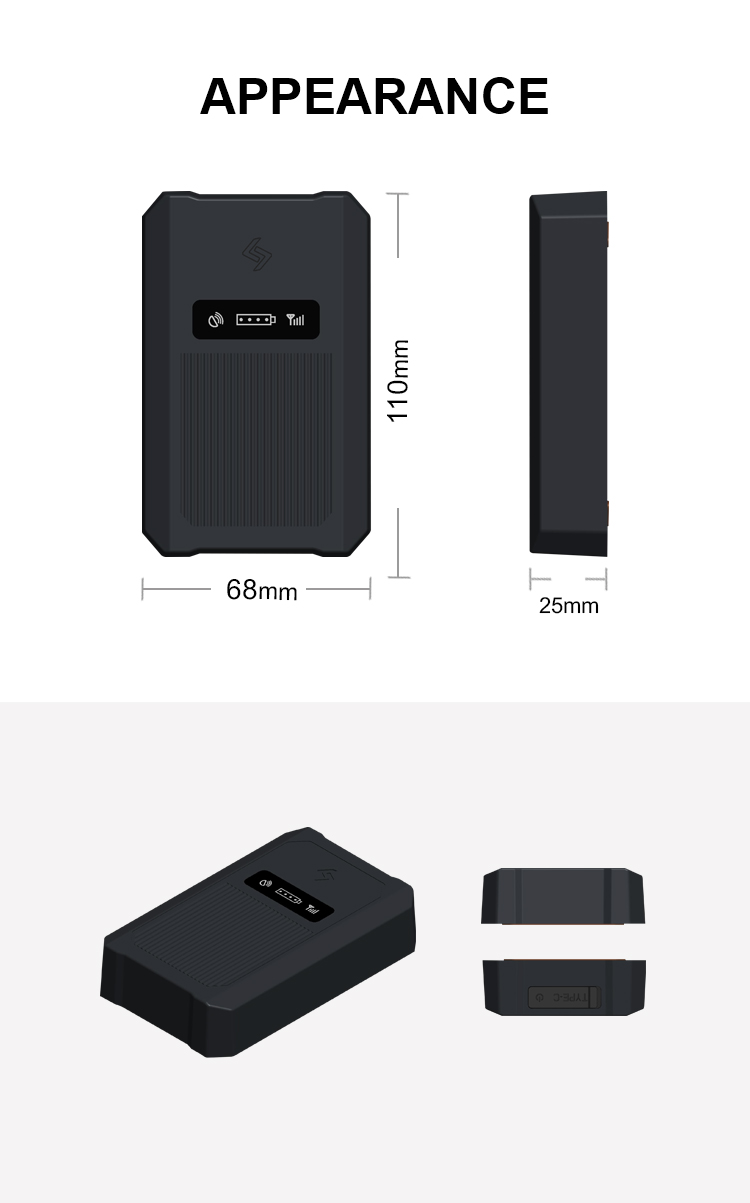Powered Battery Wireless Magnetic 4g Portable Asset Gps Tracking Device ...