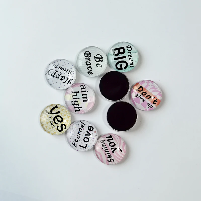20mm OEM Custom Pattern Promotional 3D Transparent Round Dome Crystal ...