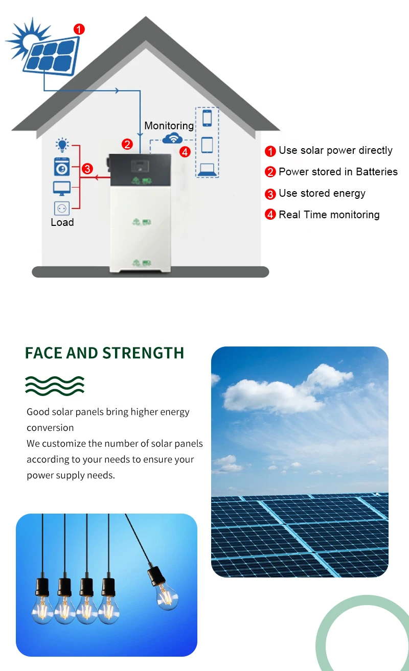 2023 Whole Solar Energy System With Lifepo4 Battery 500w Solar Panel ...