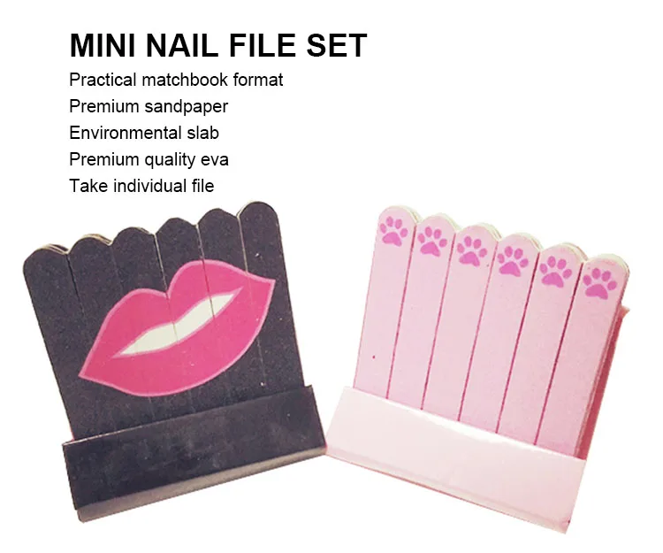 Factory Supply Nail Art Tools Disposable Wooden Mini Nail File,24 ...
