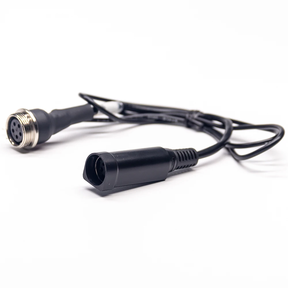 5pin Female Socket Front Mount To 4pin Female Mini Din Connector M16 5p ...