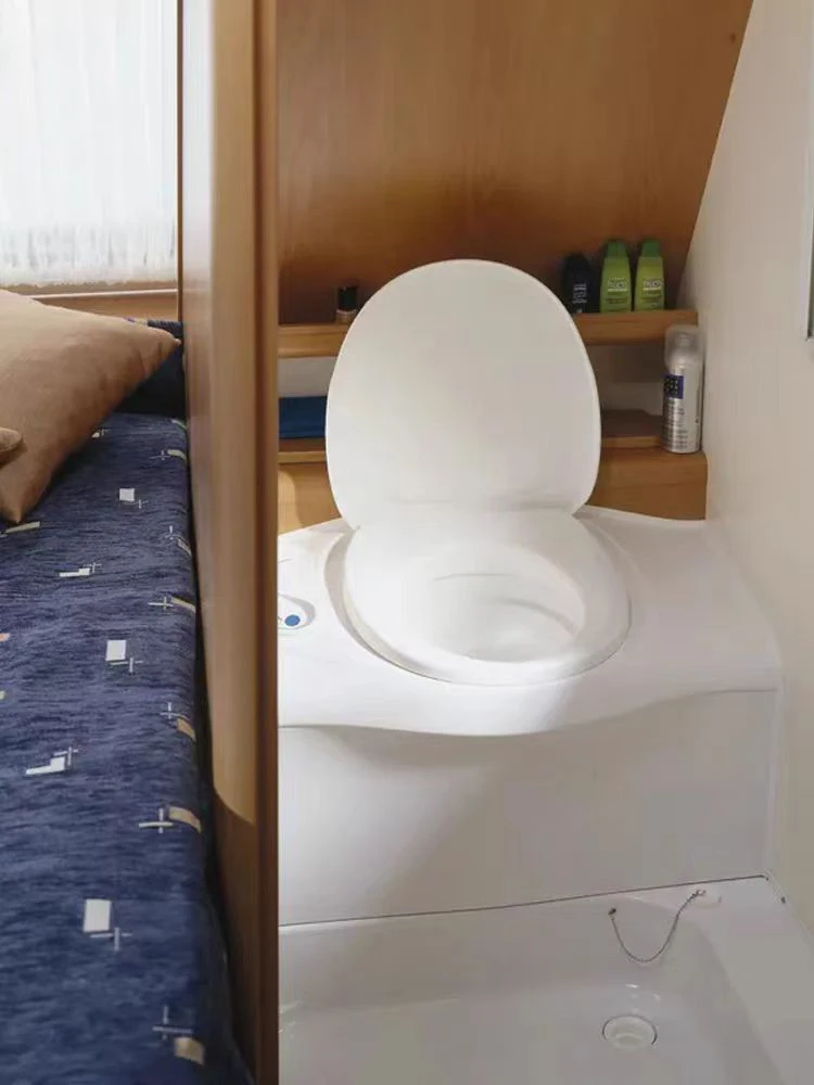 Campervan Rotatable Commode WC of Caravan with 4.54 Gallon Dirty Water ...