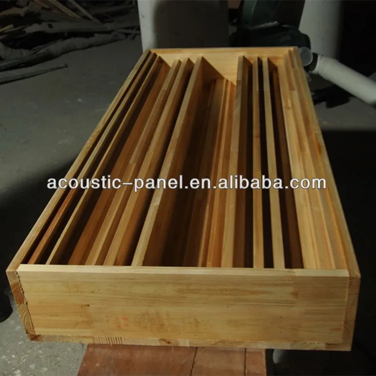China 3D Solid Wooden Diffuser - Acoustic Decorative Panels