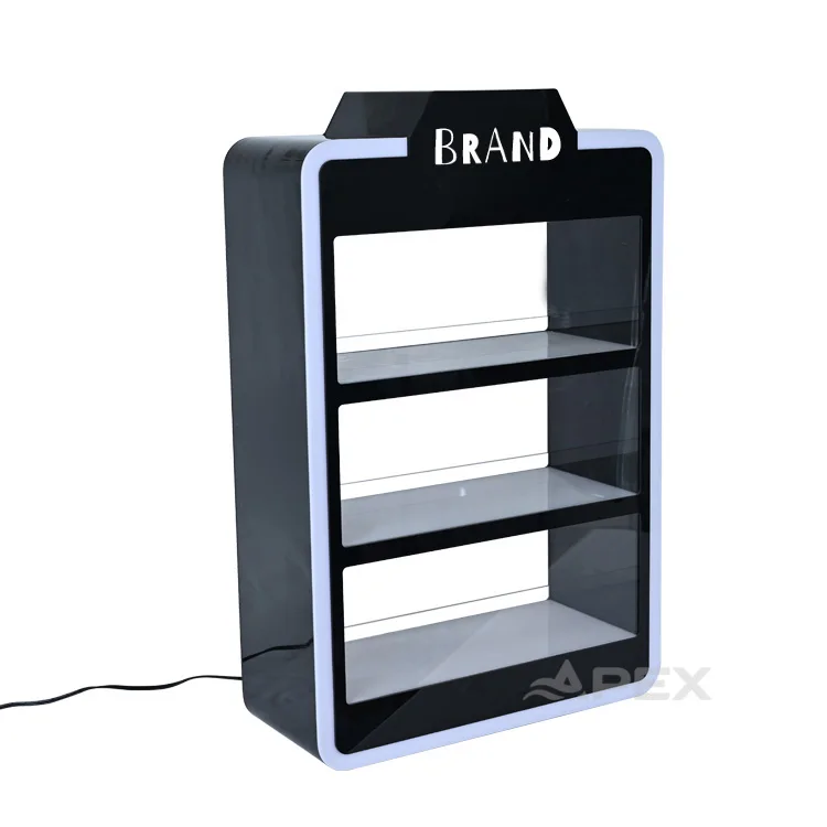 Apex Rgb Led Acrylic Display Stand 3 Layers Acrylic Display With Led ...
