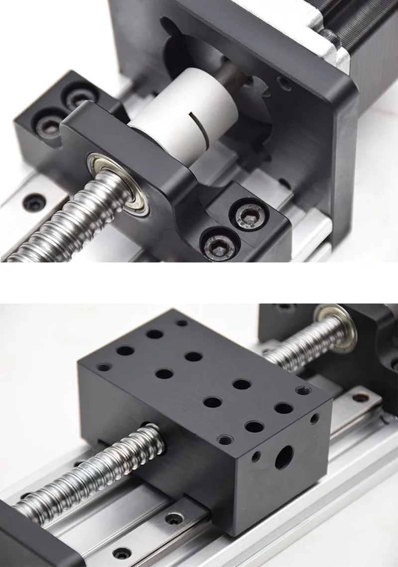 CNC Linear Square Linear Guide Rail Ball Screw Platform 100-500mm ...