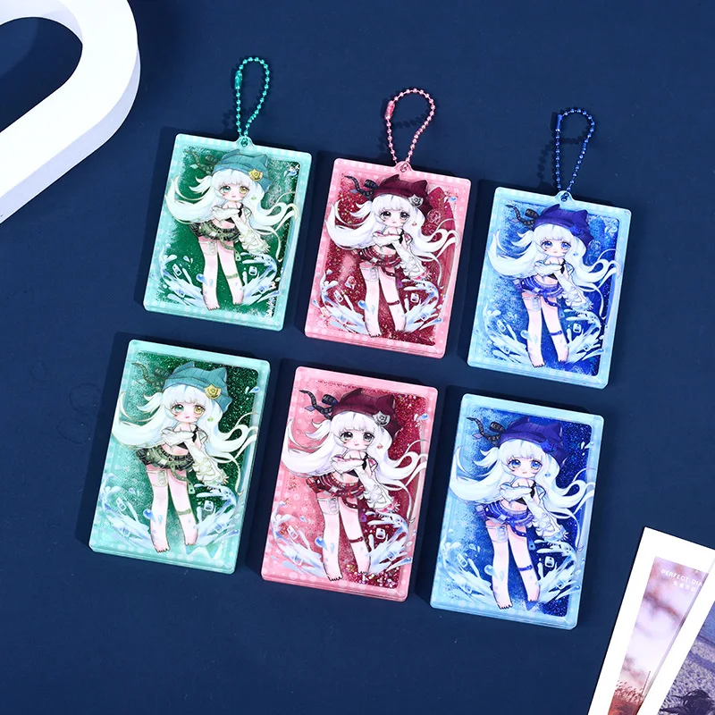 Custom Acrylic Quicksand Standees - Create Cartoon Keychains