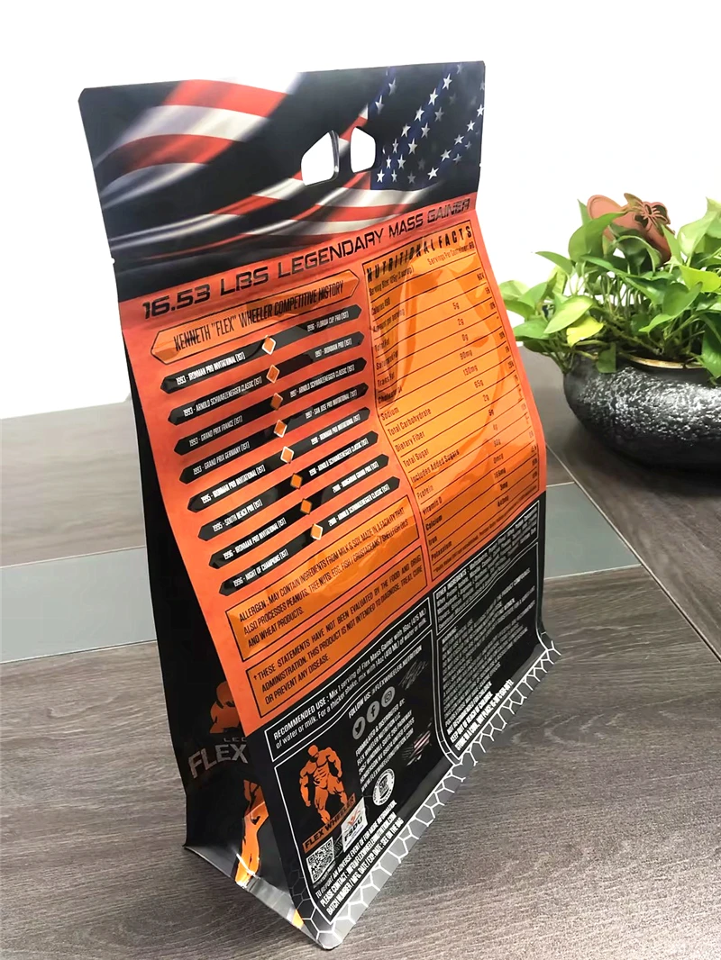 Whey Protein Powder Bag 1kg 10kg With Zipper Packaging - Buy Custom ...