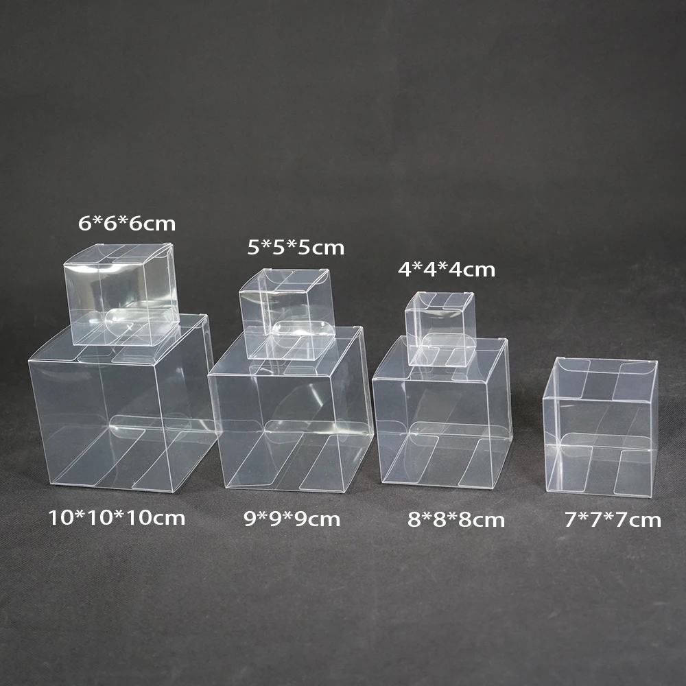 Customized Mini Clear Pet Transparent PVC Packaging Boxes
