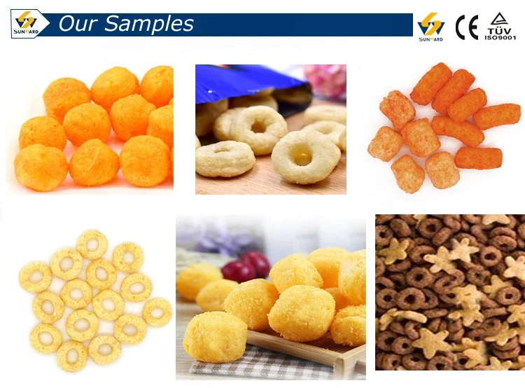Automatic 2024 Sunward Twin Screw Extruder Food Snacks Machine Corn ...