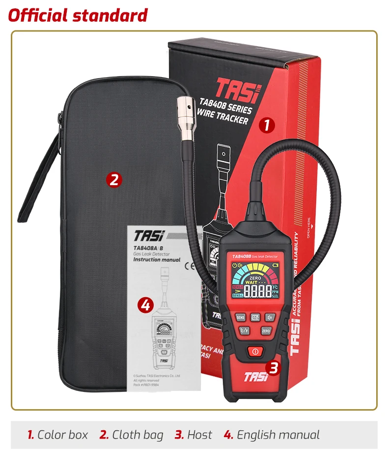 Tasi Ta8408a Portable Gas Detector,Methane Gas Detector,Lpg Gas Leak ...
